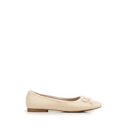 Wittchen Geflochtene Ballerinas Mit Schleife in Beige | Gr.: 36