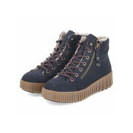 Rieker Schnürstiefel in blau | Gr.: 37