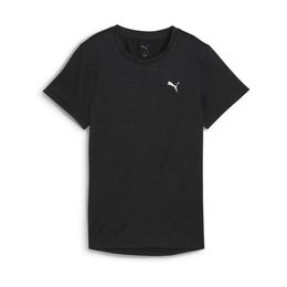 Puma T-Shirt "W TAD ESSENTIAL Heather Tee" in Schwarz | Gr.: M