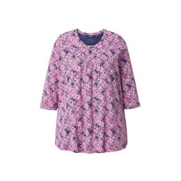 Ulla Popken Shirt in tintenblau | Gr.: 42-44