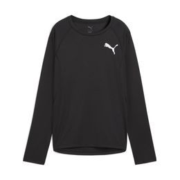 Puma T-Shirt "W CROSS THE LINE Longsleeve 3.0" in Schwarz | Gr.: XL