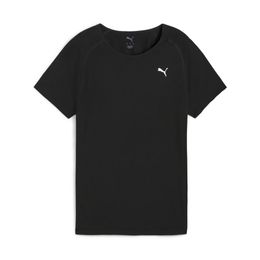 Puma T-Shirt "W RUN CLOUDSPUN TEE" in Schwarz | Gr.: S