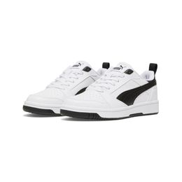 Puma Sneaker "Rebound V6 Lo Jr" in Weiß | Gr.: 36