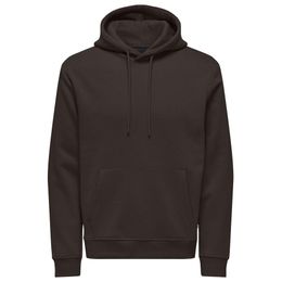 Only & Sons ONLY & SONS Sweatshirt / Hoodie Connor in Mulch | Gr.: XXL