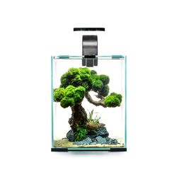 Aquael Shrimp Set Tag & Nacht schwarz 10 Liter, 20 x 20 x 25 cm