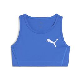 Puma Sportshirt "G Y CROSS THE LINE CROP 3.0" in Blau | Gr.: 128