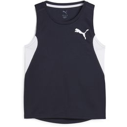 Puma Sportshirt "Y CROSS THE LINE SingleT 3.0" in Blau | Gr.: 164