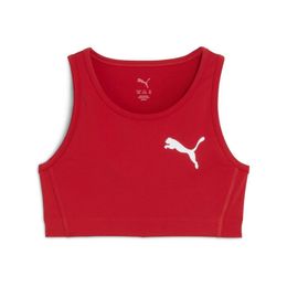 Puma Sportshirt "G Y CROSS THE LINE CROP 3.0" in Rot | Gr.: 152