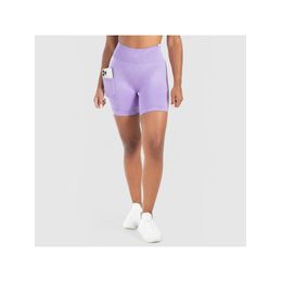 Smilodox Shorts Temmy Pocket Seamless in Lila | Gr.: M