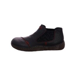 Rieker Damenstiefel warm flach L849100 L84 in Schwarz | Gr.: 42