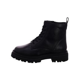 Bugatti Damenschn&uuml;rrstiefel warm flach in Schwarz | Gr.: 42