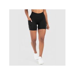 Smilodox Shorts Temmy Pocket Seamless in Schwarz | Gr.: M
