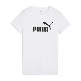 Puma T-Shirt "ESS No.1 Logo Tee" in Weiß | Gr.: M