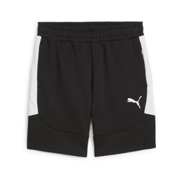 Puma Sporthose "TeamEVOSTRIPE Shorts" in Schwarz | Gr.: S