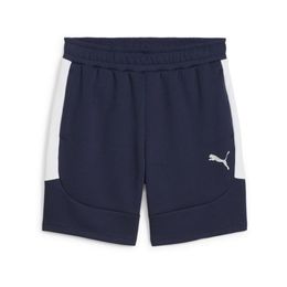Puma Sporthose "TeamEVOSTRIPE Shorts" in Blau | Gr.: S