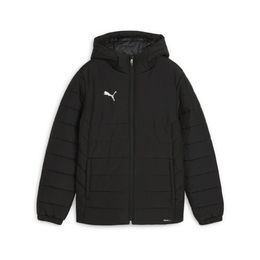 Puma Trainingsjacke "TeamADDITIONS Hooded Padded Jacket Jr" in Schwarz | Gr.: 140