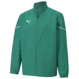 Puma Trainingsjacke "TeamRISE Sideline Jacket Jr" in Grün | Gr.: 116