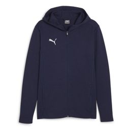 Puma Trainingsjacke "TeamFinal CasuaLongsleeve Hooded Jacket" in Blau | Gr.: L