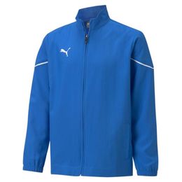 Puma Trainingsjacke "TeamRISE Sideline Jacket Jr" in Blau | Gr.: 176