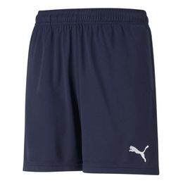 Puma Sporthose "TeamRISE Training Shorts Jr" in Blau | Gr.: 176