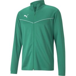 Puma Trainingsjacke "TeamRISE Training Poly Jacket" in Grün | Gr.: XL