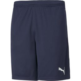Puma Sporthose "TeamRISE Training Shorts" in Blau | Gr.: S