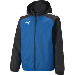Puma Trainingsjacke "TeamLIGA All Weather Jacket Jr" in Blau | Gr.: 140
