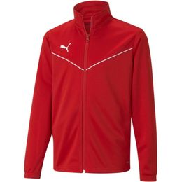 Puma Trainingsjacke "TeamRISE Training Poly Jacket Jr" in Rot | Gr.: 128