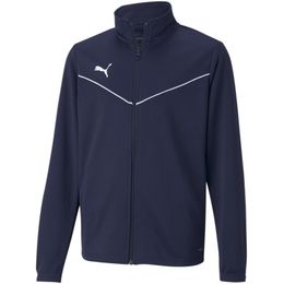 Puma Trainingsjacke "TeamRISE Training Poly Jacket Jr" in Blau | Gr.: 176