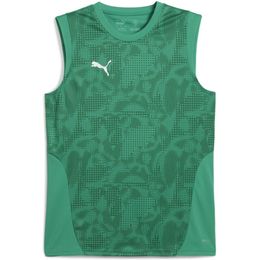 Puma Sportshirt "TeamCUP Training Sleeveless Jersey" in Gr&uuml;n | Gr.: XL