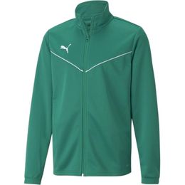 Puma Trainingsjacke "TeamRISE Training Poly Jacket Jr" in Grün | Gr.: 116