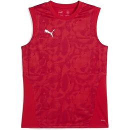 Puma Sportshirt "TeamCUP Training Sleeveless Jersey" in Rot | Gr.: S