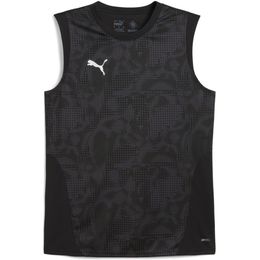 Puma Sportshirt "TeamCUP Training Sleeveless Jersey" in Schwarz | Gr.: M
