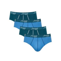 Sloggi Slip 4er Pack in Blau | Gr.: M