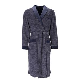 Vossen Bademantel mit Schalkragen in blue | Gr.: S