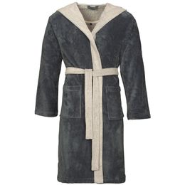 Vossen Bademantel mit Kapuze in flanell | Gr.: M