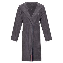 Bugatti Bademantel mit Kapuze in graphit | Gr.: M