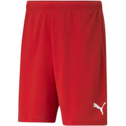Puma Sporthose "TeamRISE Short" in Rot | Gr.: S
