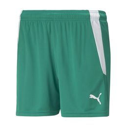 Puma Sporthose "TeamLIGA Shorts W" in Grün | Gr.: XL