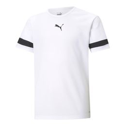 Puma Sportshirt "TeamRISE Jersey Jr" in Wei&szlig; | Gr.: 152