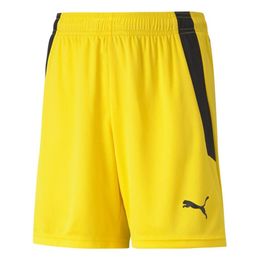 Puma Sporthose "TeamLIGA Shorts Jr" in Gelb | Gr.: 164