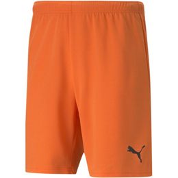 Puma Sporthose "TeamRISE Short" in Orange | Gr.: XL