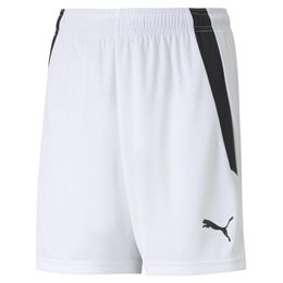 Puma Sporthose "TeamLIGA Shorts Jr" in Weiß | Gr.: 164
