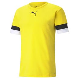 Puma Sportshirt "TeamRISE Jersey" in Gelb | Gr.: XXL