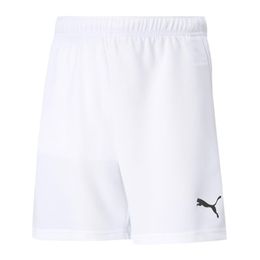 Puma Sporthose "TeamRISE Short Jr" in Weiß | Gr.: 140