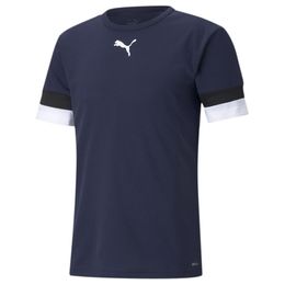 Puma Sportshirt "TeamRISE Jersey" in Blau | Gr.: XL