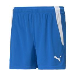 Puma Sporthose "TeamLIGA Shorts W" in Blau | Gr.: L