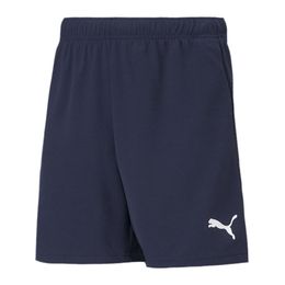 Puma Sporthose "TeamRISE Short Jr" in Blau | Gr.: 128