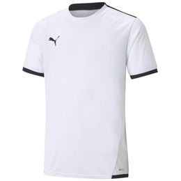 Puma Sportshirt "TeamLIGA Jersey Jr" in Wei&szlig; | Gr.: 152