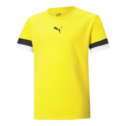 Puma Sportshirt "TeamRISE Jersey Jr" in Gelb | Gr.: 152